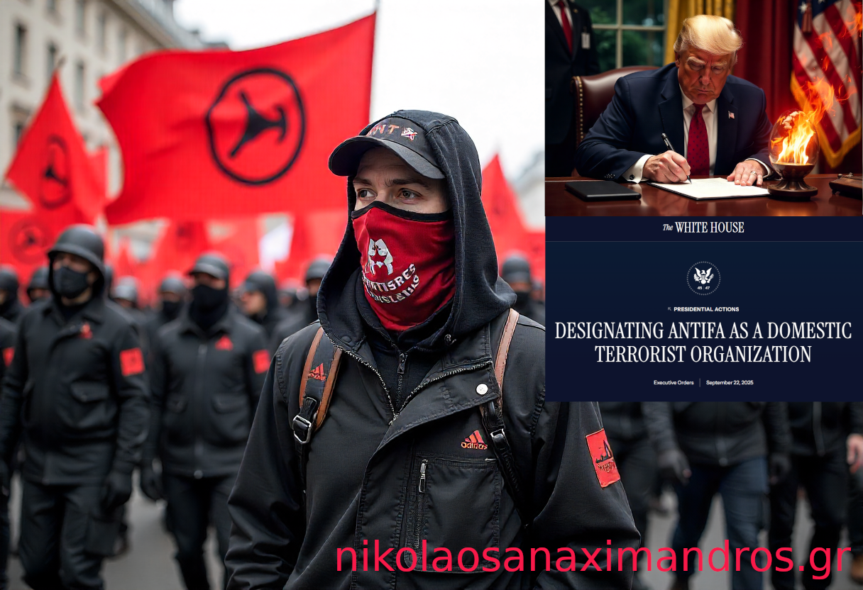 H ANTIFA ΟΡΙΣΤΗΚΕ ΤΡΟΜΟΚΡΑΤΙΚΗ ΟΡΓΑΝΩΣΗ ΣΤΙΣ ΗΠΑ - ΝΙΚΟΛΑΟΣ ΑΝΑΞΙΜΑΝΔΡΟΣ